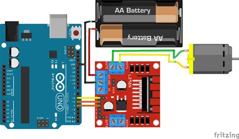 Interfacing DC Motor With Arduino Example Project