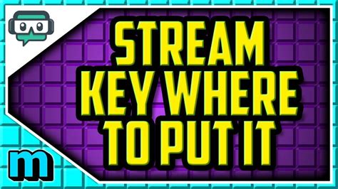 HOW TO PUT STREAM KEY IN STREAMLABS OBS 2018 EASY Where To Put