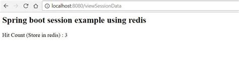 spring boot session example using redis java developer zone