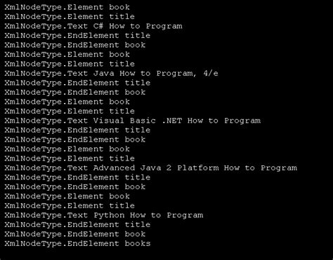reading an xml file example xml file read xml vb