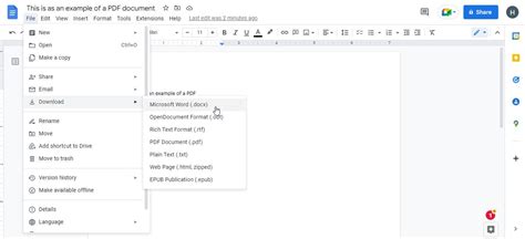 How To Convert PDF Files To Word Using Google Drive