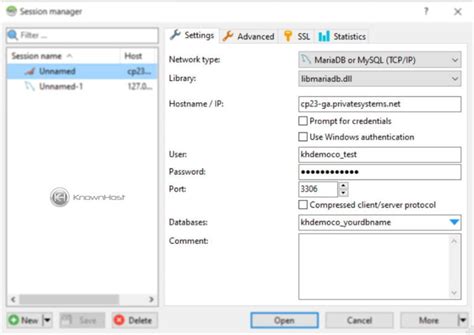 How To Connect To MySQL Remotely In CPanel KnownHost