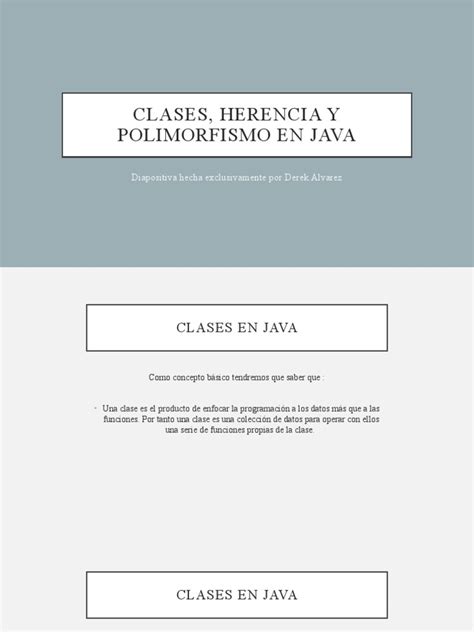 clases herencia y polimorfismo en java pdf herencia programación orientada a objetos