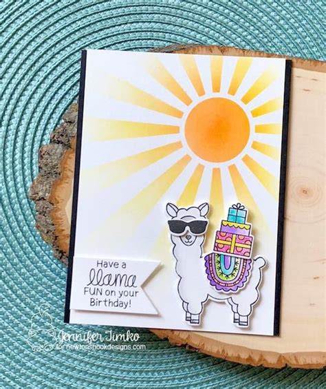 June Reveals Day 2 Loveable Llamas Stamp Set Artofit