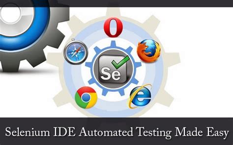 selenium ide automated testing made easy software testing