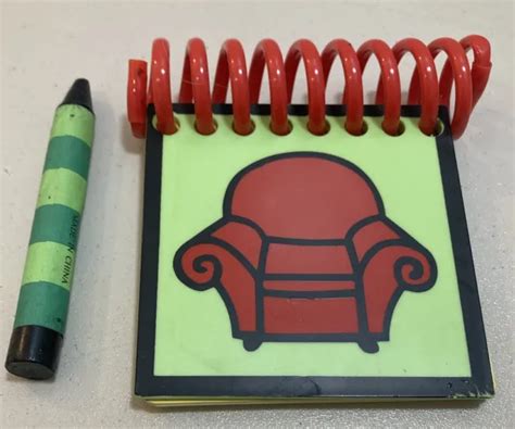 Blues Clues Handy Dandy Notebook With Crayon Viacom Nickelodeon