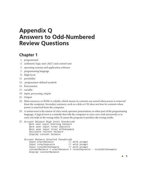 appendix q answers to odd numbered review questions download free pdf constructor object