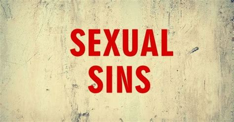 Yes Sexual Sin Matters Laptrinhx News