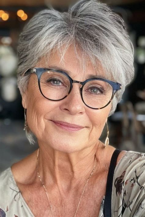 35 Flattering Hairstyles For Women Over 70 With Glasses In 2024 Short Hair Images Thin Hair