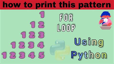How To Print This Python Patterns Using For Loop YouTube