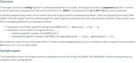 solved the longest common substring algorithm is presented