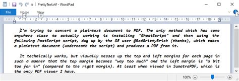 ghostscript how to modify this plaintext to pdf converting postscript from 1992 to actually