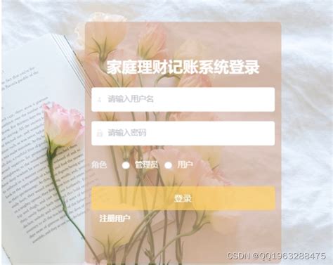 python基于vue个人家庭理财记账管理系统 个人记账系统python csdn博客