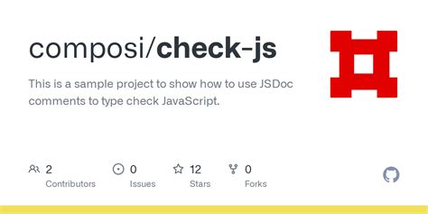 github composi check js this is a sample project to show how to use jsdoc comments to type