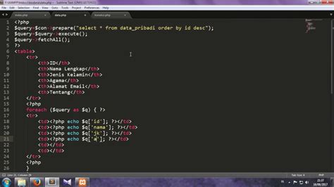 cara menampilkan data tanpa reload dengan ajax pdo php cara mudah membuat website part 3