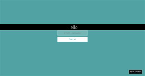 Event Handling In React Forked Codesandbox