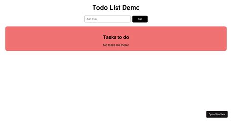 react codesandbox