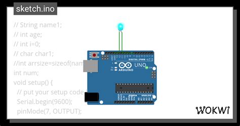 User Input Int String Wokwi ESP32 STM32 Arduino Simulator