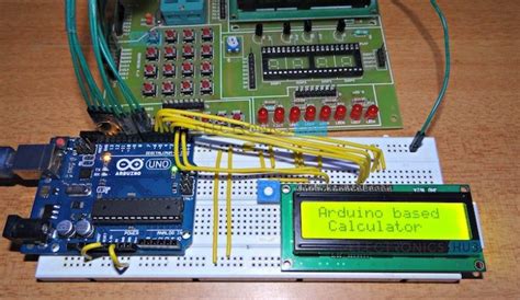 arduino calculator arduino projects microcontrollers abacus arithmetic diy electronics