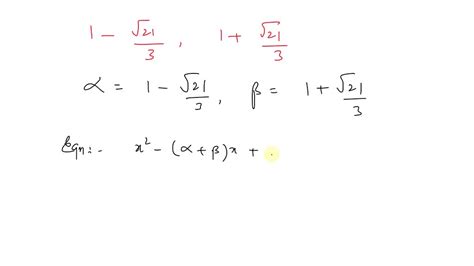 solved write a quadratic equation with integer coefficients having the given numbers as