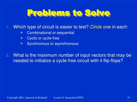 ppt vlsi testing lecture 8 sequential atpg powerpoint presentation id 9219693
