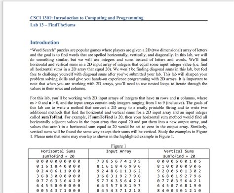 solved csci 1301 introduction to computing and programming