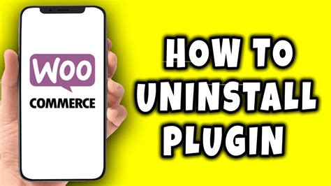 How To Uninstall WooCommerce Plugin Short Tutorial YouTube