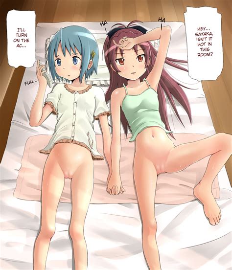 Rule 34 2girls Blue Hair Bottomless Breasts Casual English Text Female Female Only Futon Hard