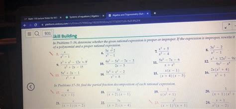 solved determine whether the given rational expression is