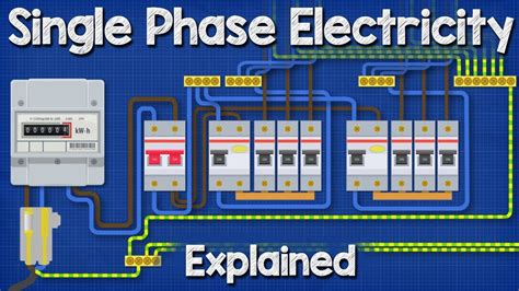 electrical circuit diagram for single phase