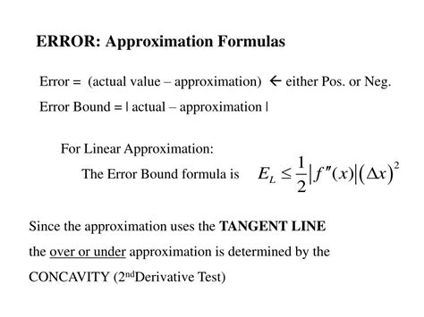 ppt 3020 differentials and linear approximation powerpoint presentation id 2750413