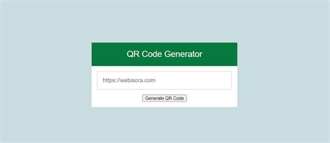 qr code generator using javascript and css free code