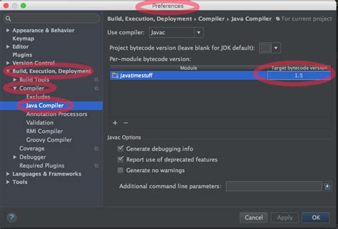 Java IDEA Javac Source Release 1 7 Requires Target Release 1 7