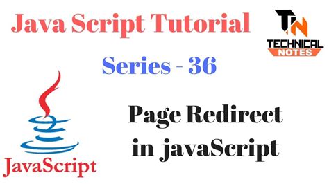 page redirect in javascript youtube