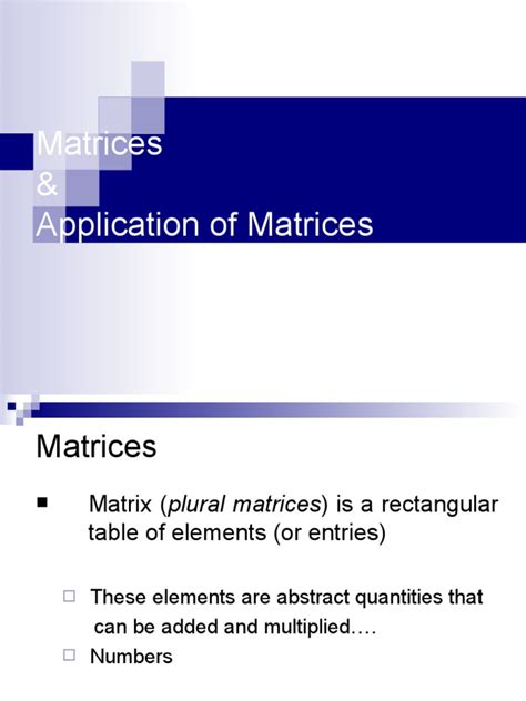 matrices and application of matrices pdf cryptography matrix mathematics