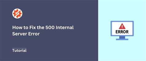 How To Fix A Internal Server Error