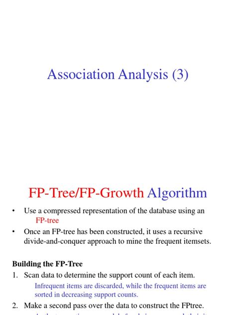 4 1 fp growth algorithm pdf mathematical logic information retrieval