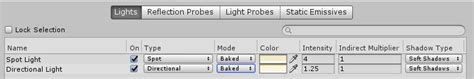 Unity Manual Lightmapping Getting Started