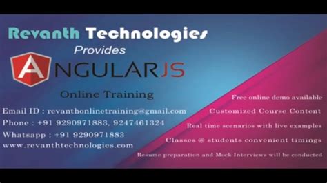 angularjs online tutorial angularjs online training from india angularjs training for