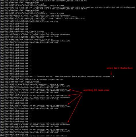 Too Many Concurrent Call On The Same Entity Issue 3019 OpenCTI