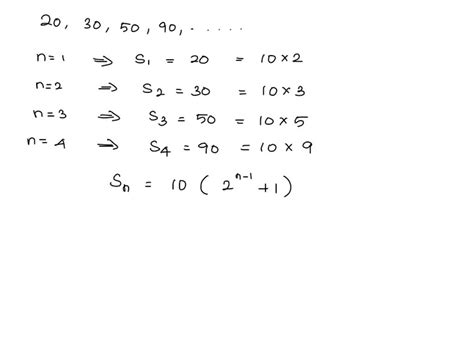 solved consider the following sequence 20 30 50 90 this sequence is [select ] the eighth