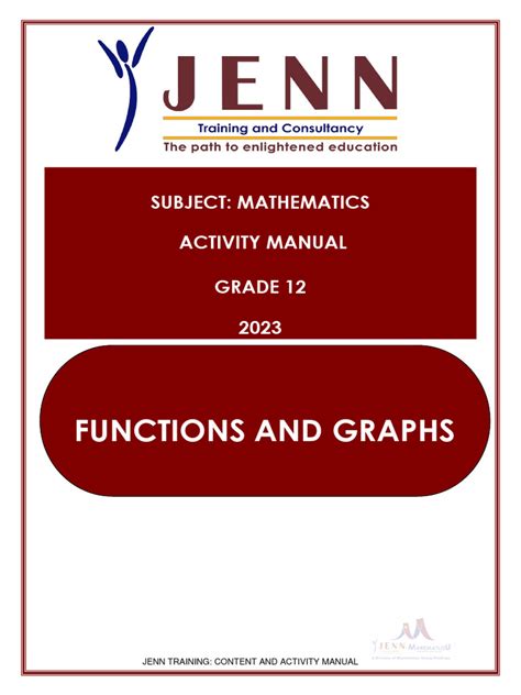 grade 12 activity manual functions 2023 pdf function mathematics mathematical objects