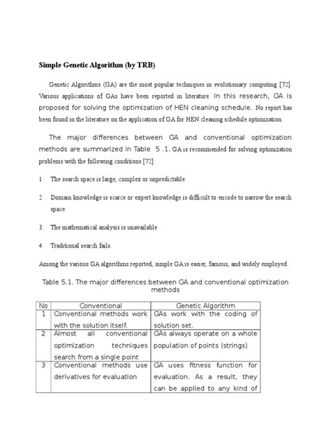 simple genetic algorithm pdf genetic algorithm mathematical optimization