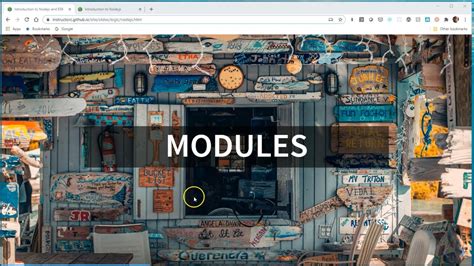 intro to nodejs and es6 core built in modules youtube