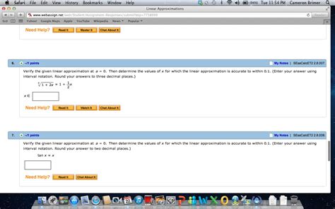 verify the given linear approximation at a 0 then