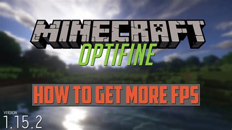 How To Get More FPS In Minecraft 1 15 2 Optifine Improve