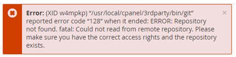 Git Repository Not Found Fatal Could Not Read From Remote