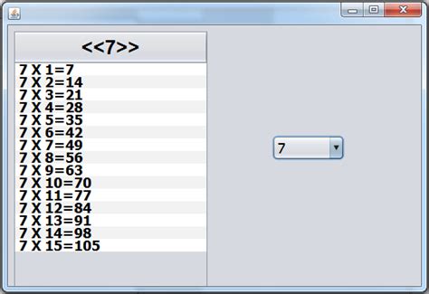 java multiplication table c java php programming source code
