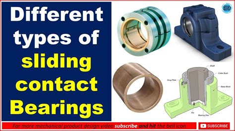 02 Different Types Of Sliding Contact Bearings Journal Bearing