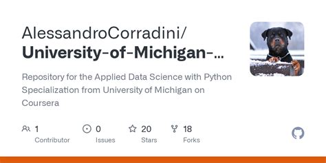 University Of Michigan Applied Data Science With Python Specialization
